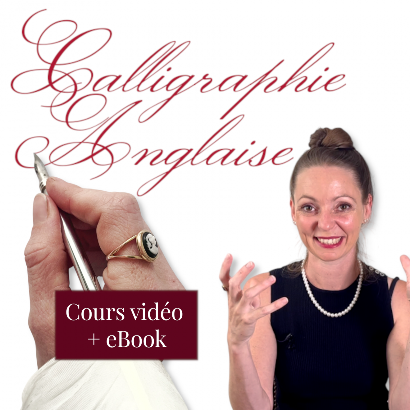 Calligraphie "Caroline" facile : Cours vidéo + fiches à télécharger ...